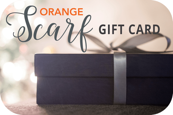 Orange Scarf Gift Card | Orange Scarf